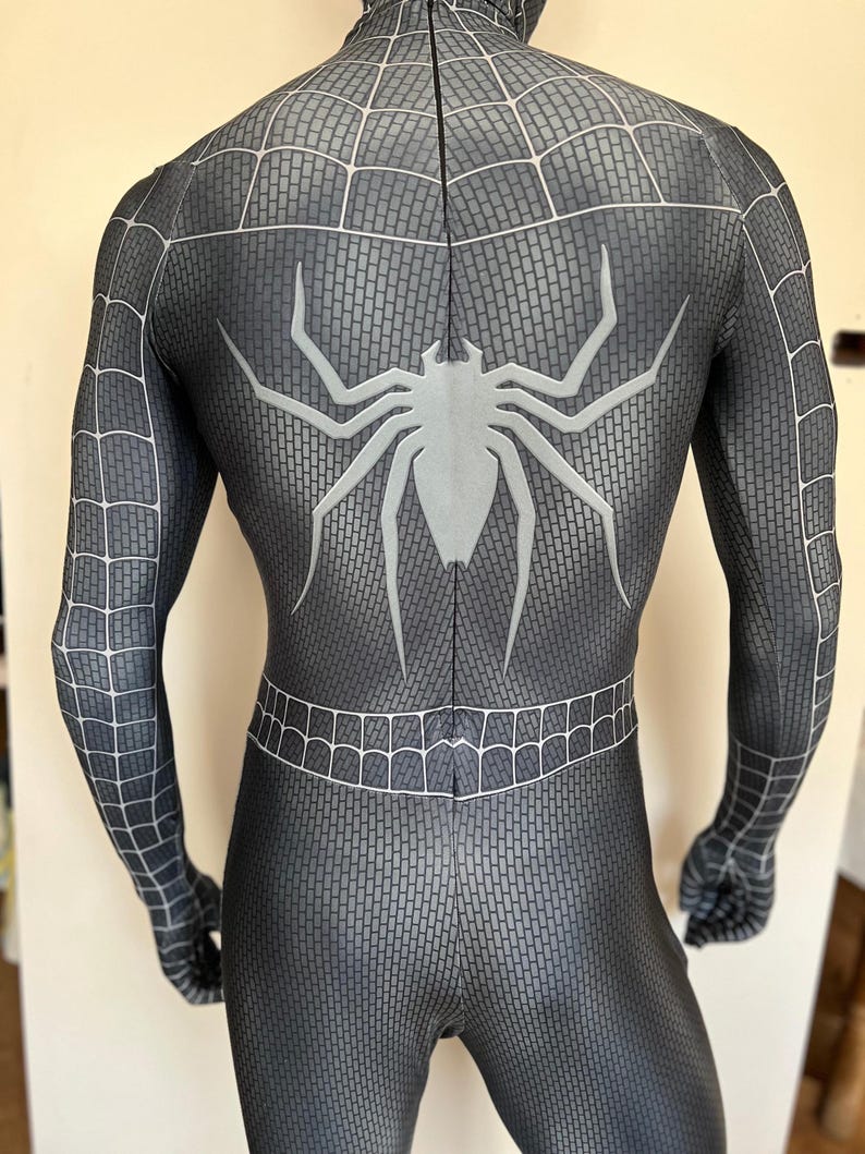 Replica Spider Raimi Symbiote Black Costume, Ready to Wear, High ...