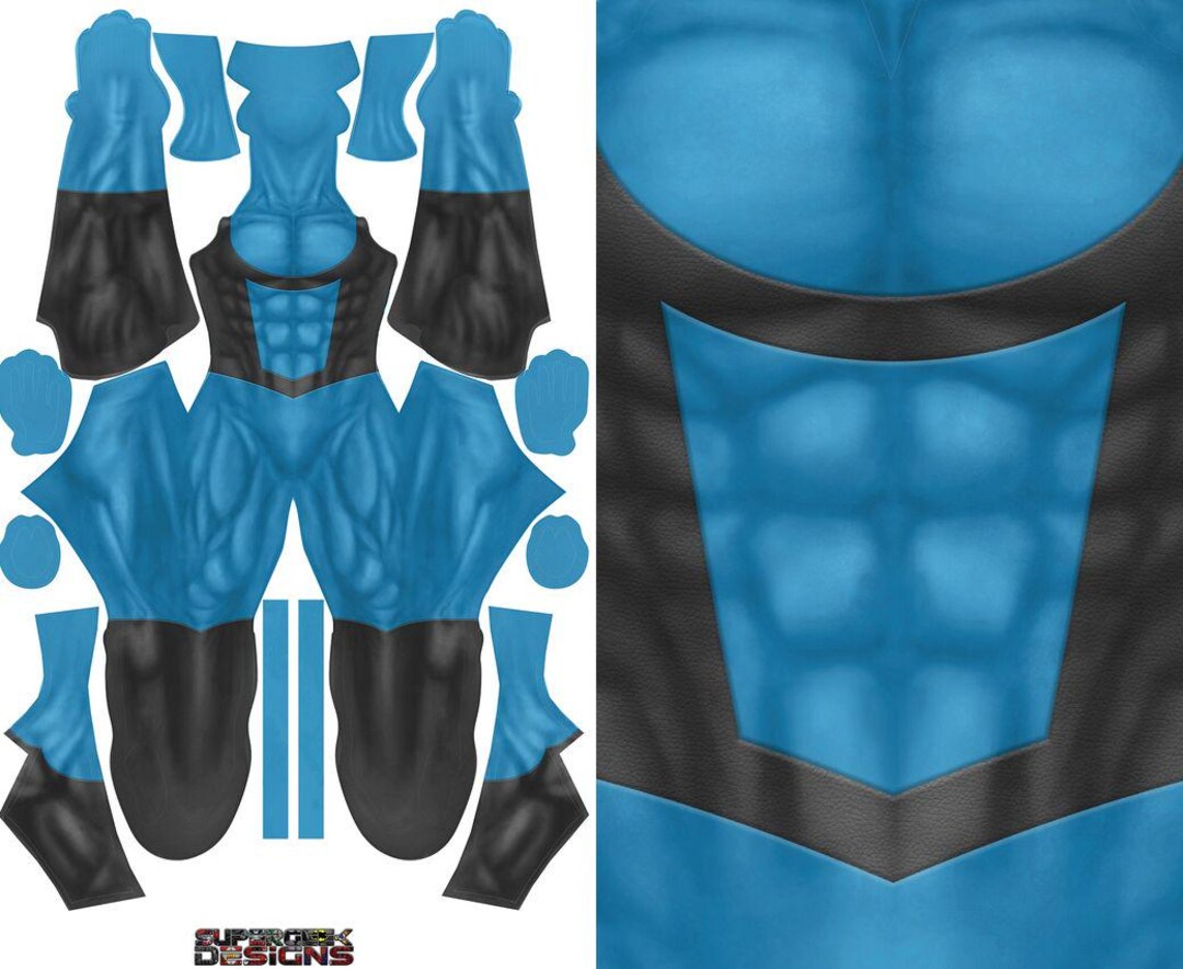 Invincible Blue Suit Cosplay Costume, Ready to Wear, High Quality ...