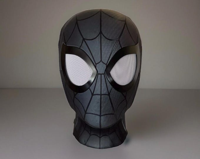 Spiderman Noir Mask - Etsy