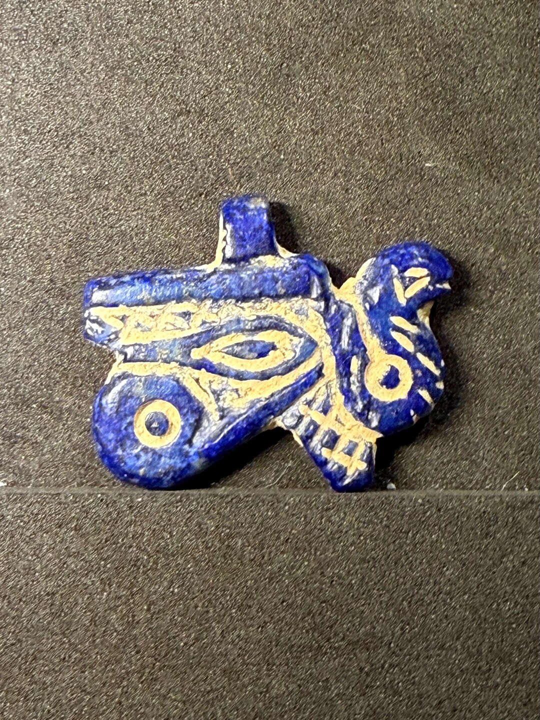 Hand-carved Lapis Lazuli Eye of Horus Pendant – Egyptian Amulet - Etsy