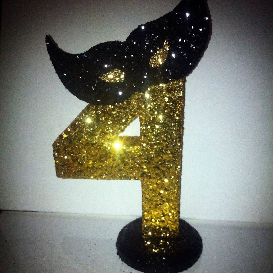 Shimmering Masquerade Letter! Freestanding Letters and Numbers in Any ...