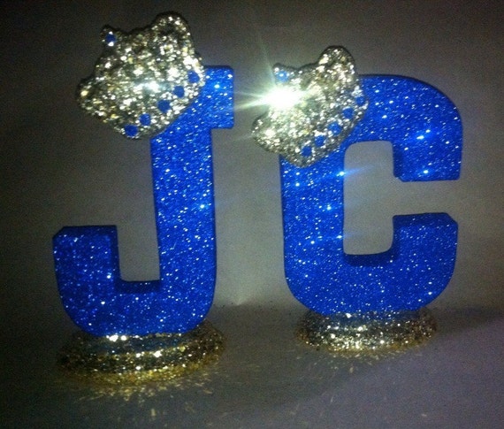Bling Letter Table Centerpieces