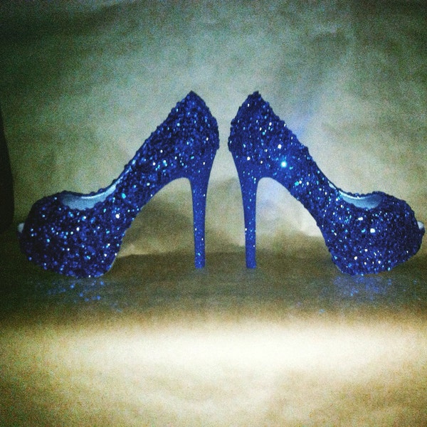 Royal Blue Shoes - Etsy
