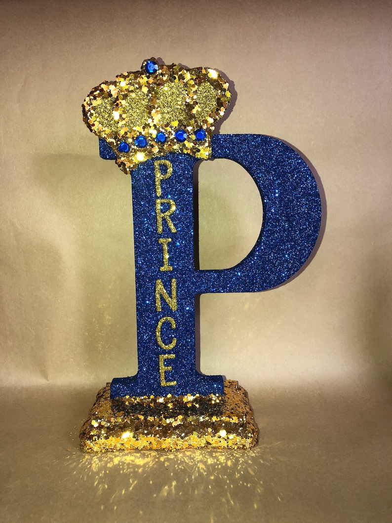 Sparkle Crown Letter: Royal Party Decoration, Photo Prop (11") - Etsy