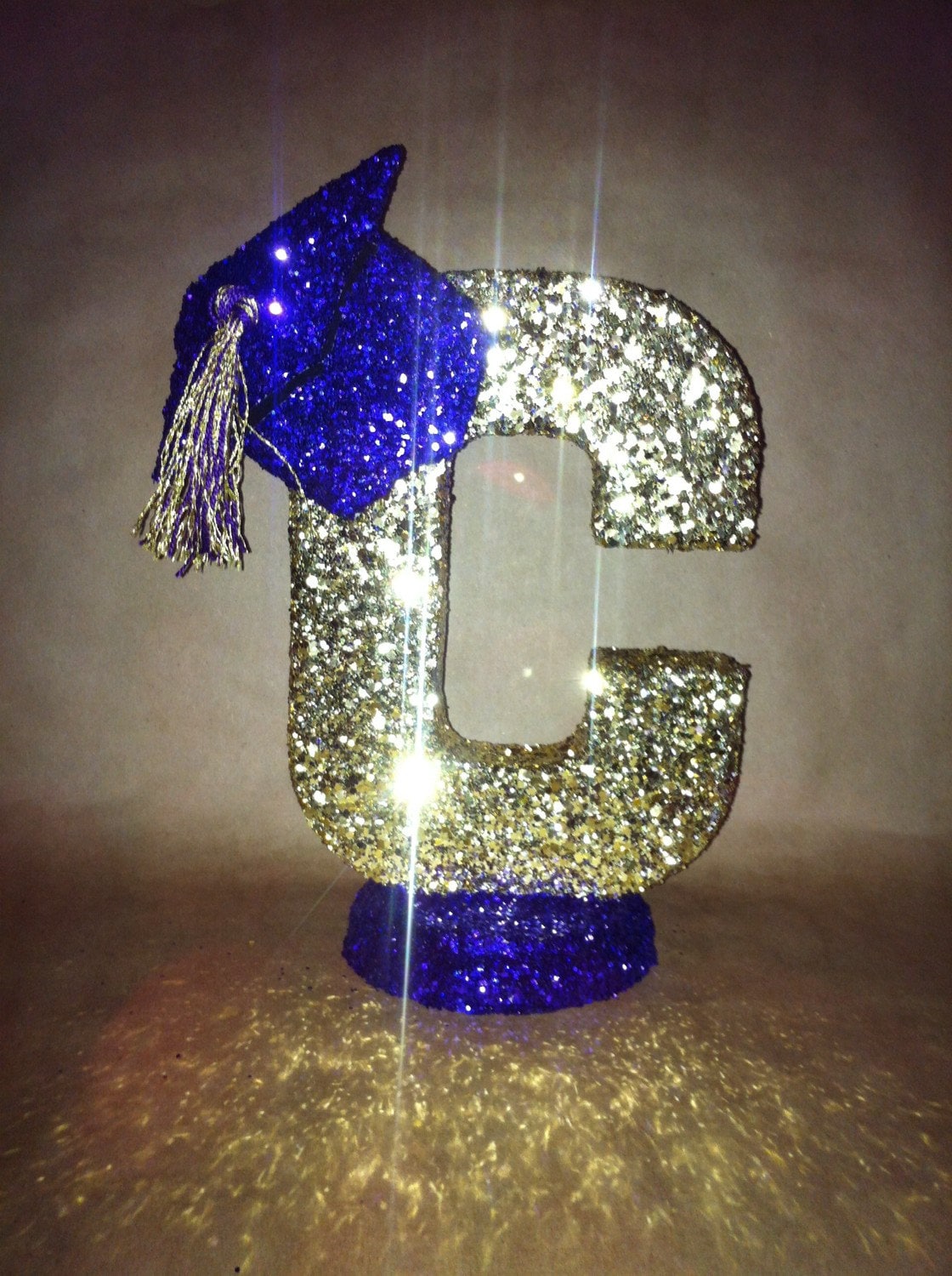 Sparkly Graduation 8 Letters and Numbers With - Etsy