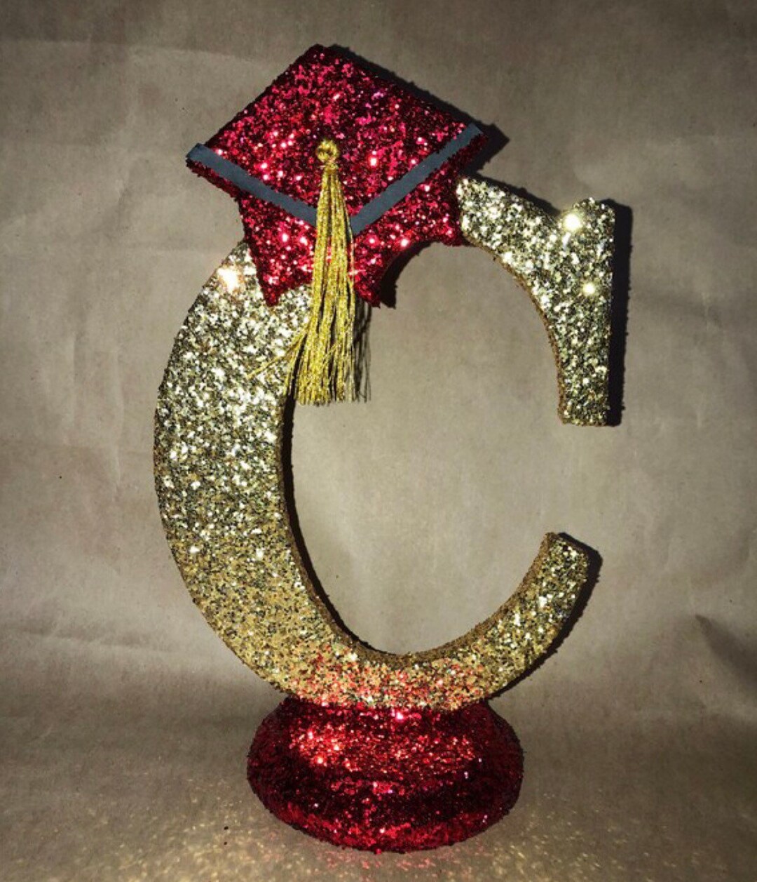 Sparkly Graduation 8" Letters and Numbers With Personalized Colors - Etsy