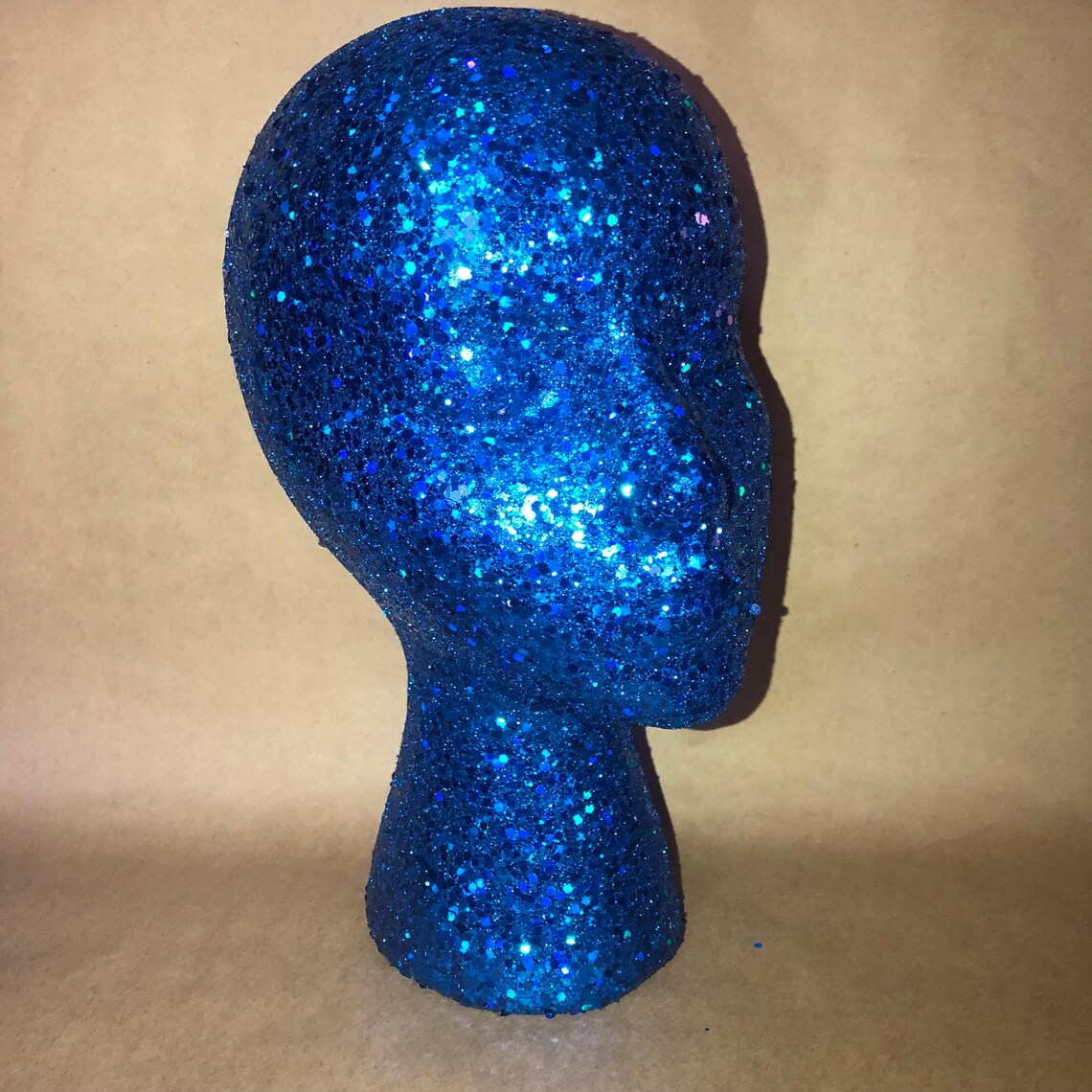 Glitter and Sparkle Wig Head for Decorative Purposes Holding | Etsy
