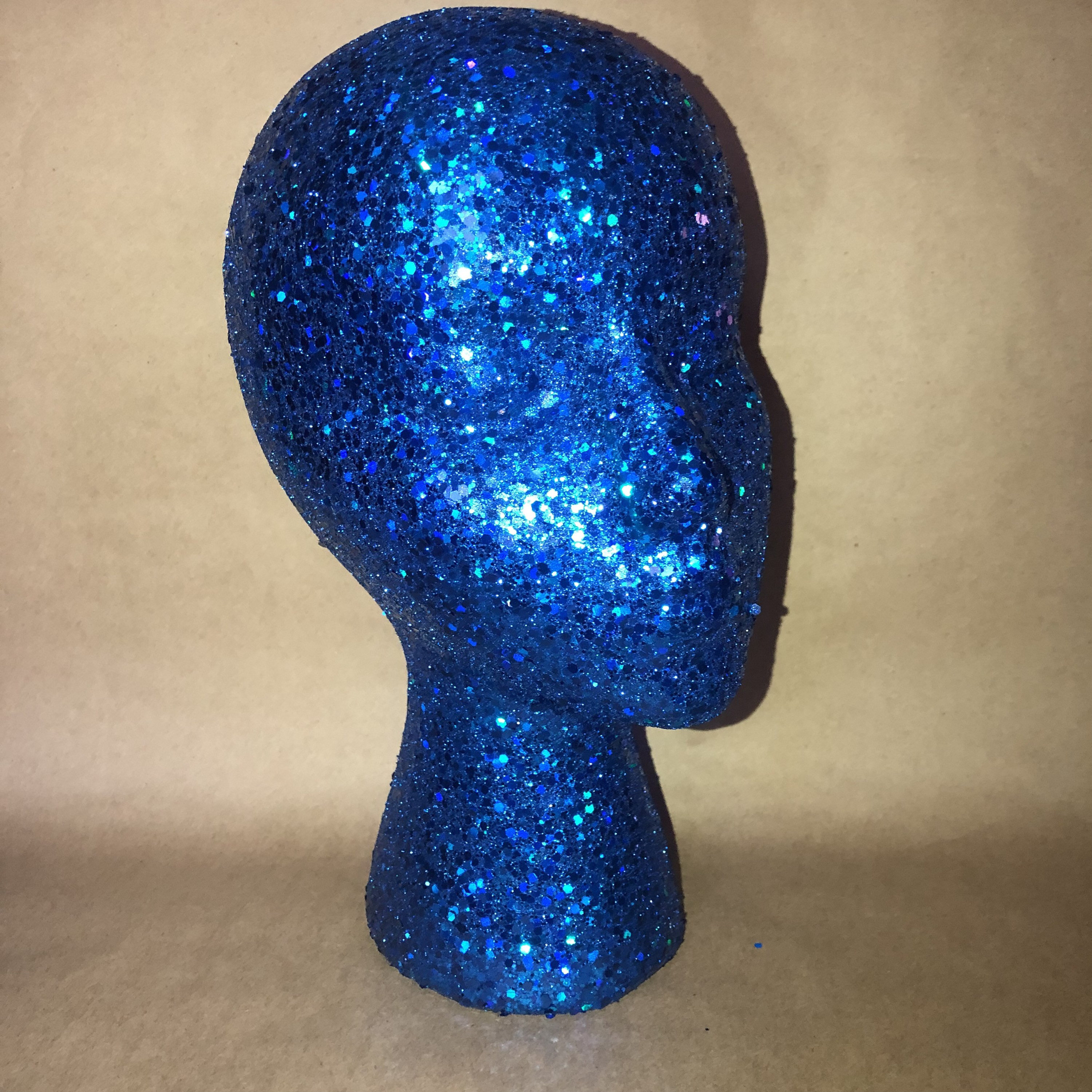 Glitter and Sparkle Wig Head for Decorative Purposes Holding | Etsy
