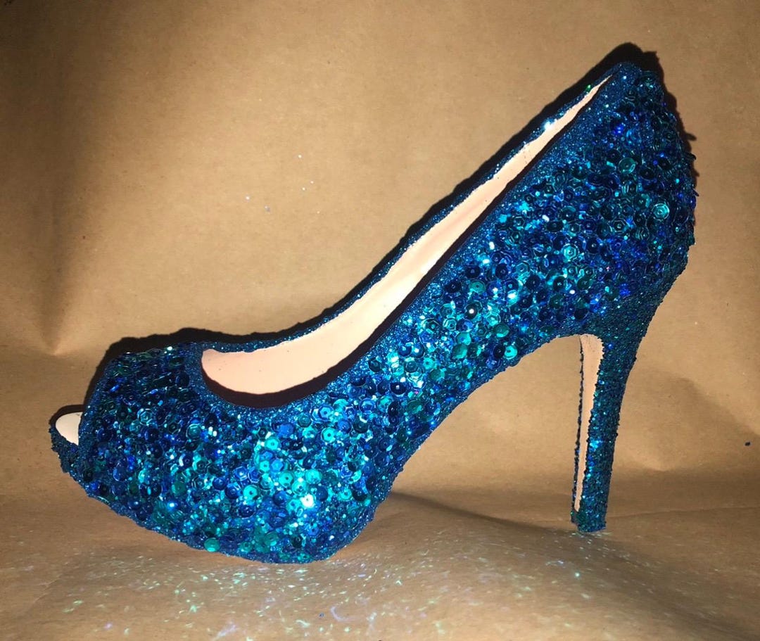 Bling Wedding Shoes for the Bride or Bridesmaids. These Sequined ...