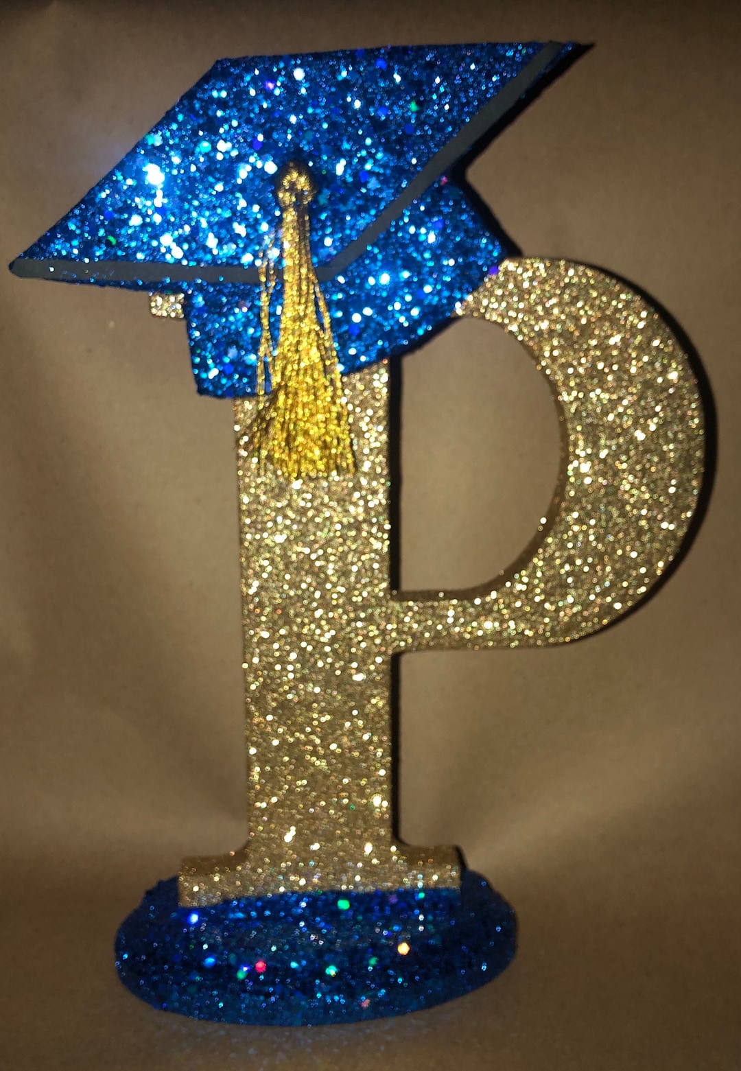 Sparkly Graduation 8" Letters and Numbers With Personalized Colors - Etsy