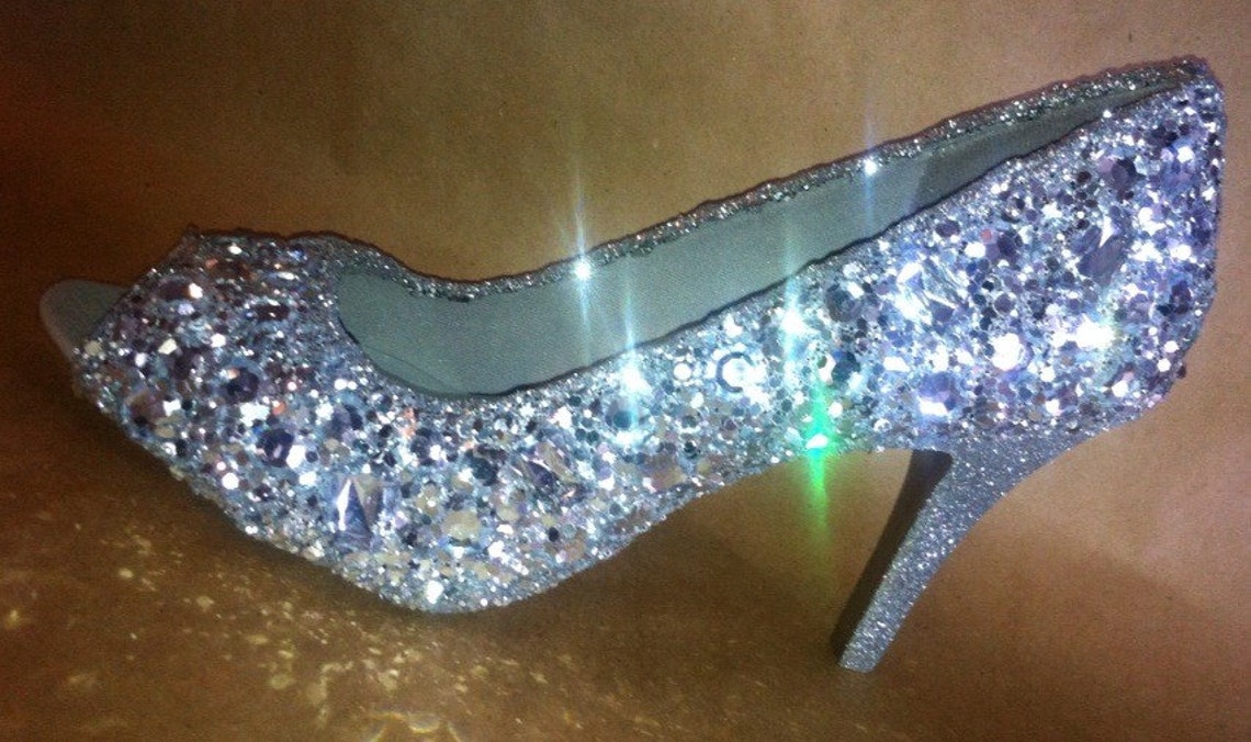 Jeweled Sparkly Heels! Any Height or Style! - Etsy