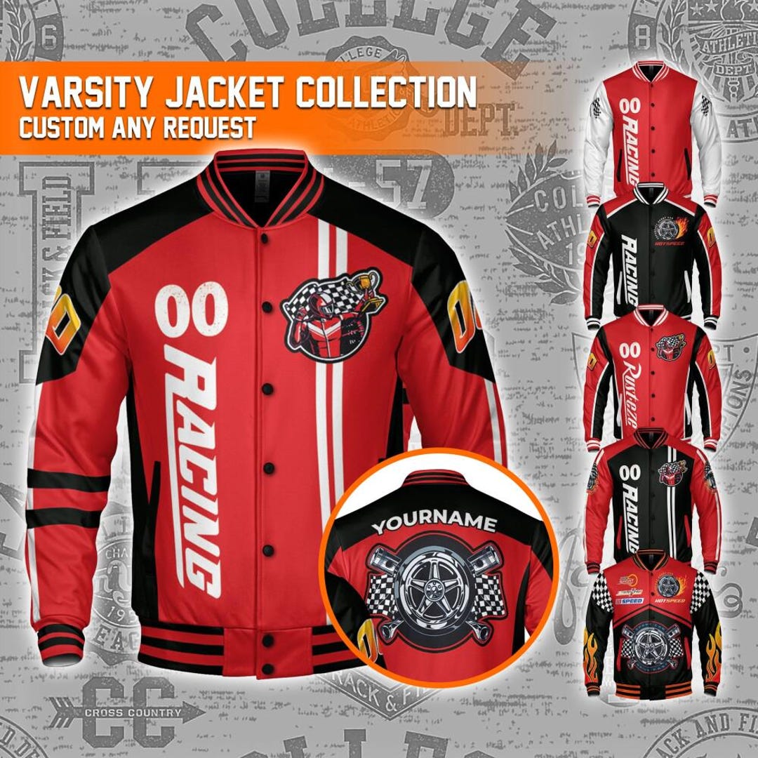 Custom Amazing Racer Wheeler Vintage Varsity Jacket Collection TKA15 ...