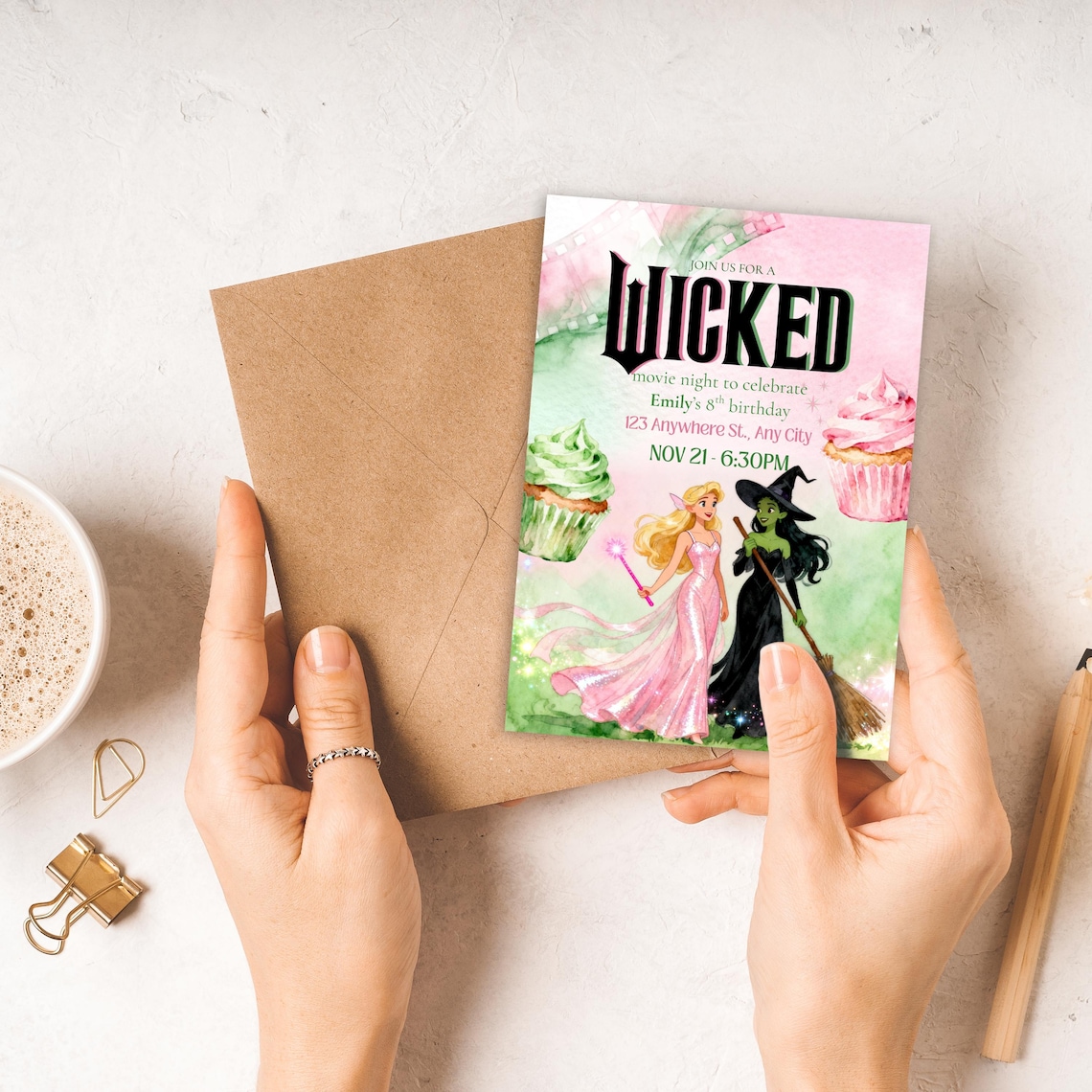 Wicked Party Invitation Template (digital Download) - Etsy