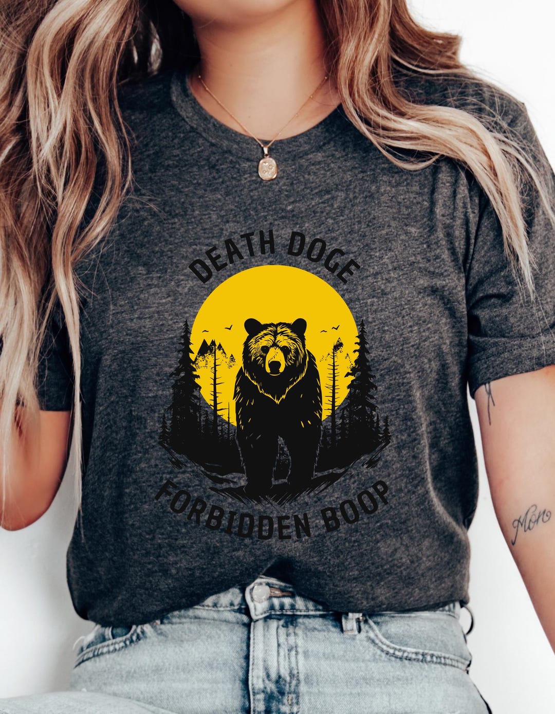Death Doge, Forbidden Boop Bear Shirt FREE Delivery! Mom Camping Tshirt ...