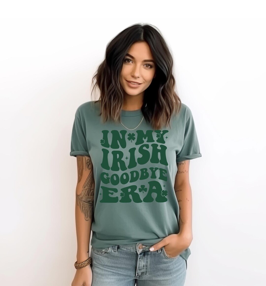 In My Irish Goodbye Era Comfort Colors T-shirt: Funny St. Patrick's Day ...