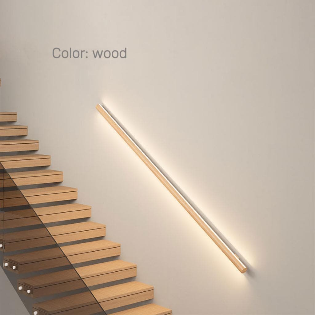 Modern Metal Stair Handrail With LED Motion Sensor Light, Customizable ...