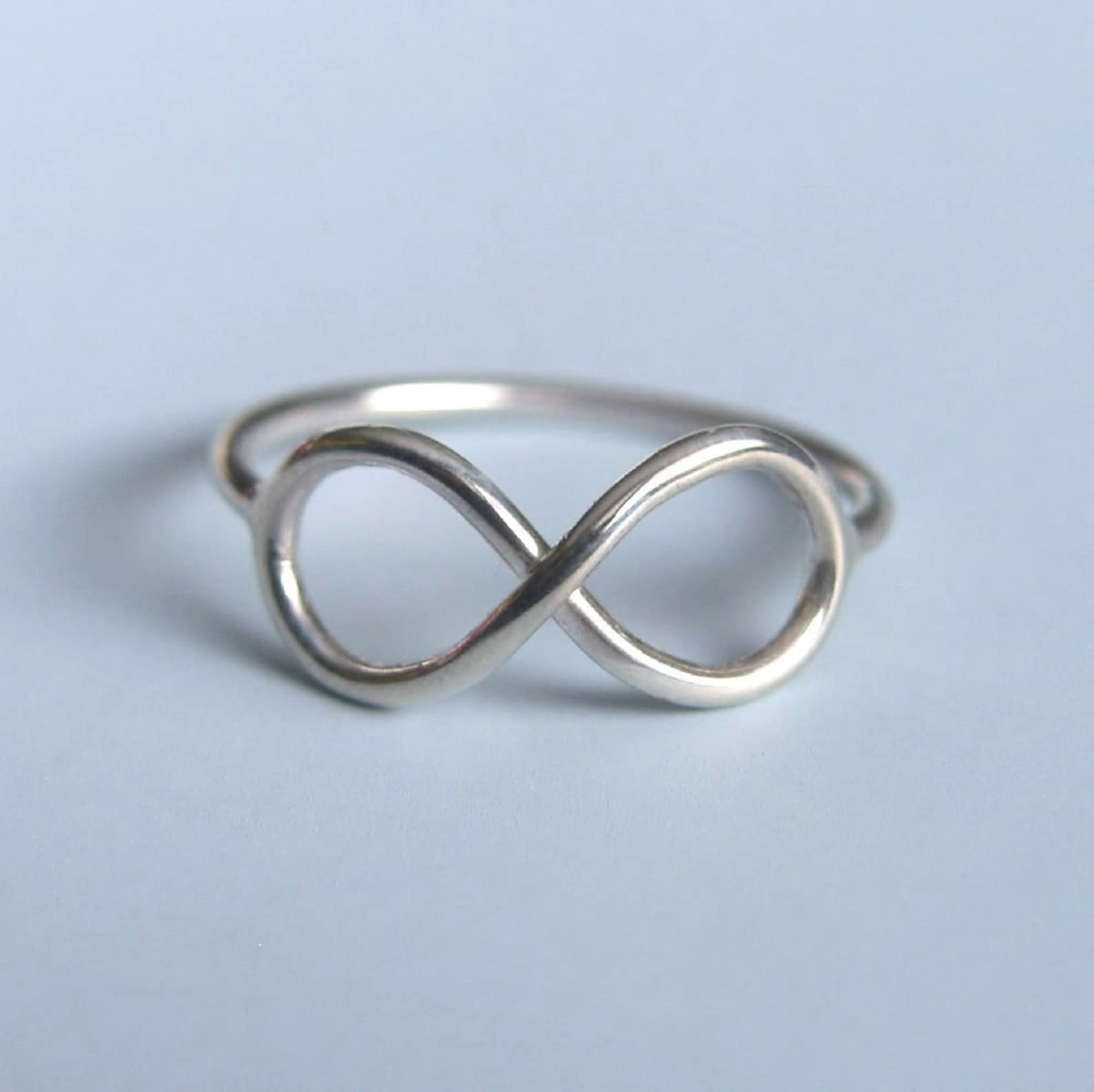 Infinity Symbol Ring Sterling Silver Infinity Ring Etsy