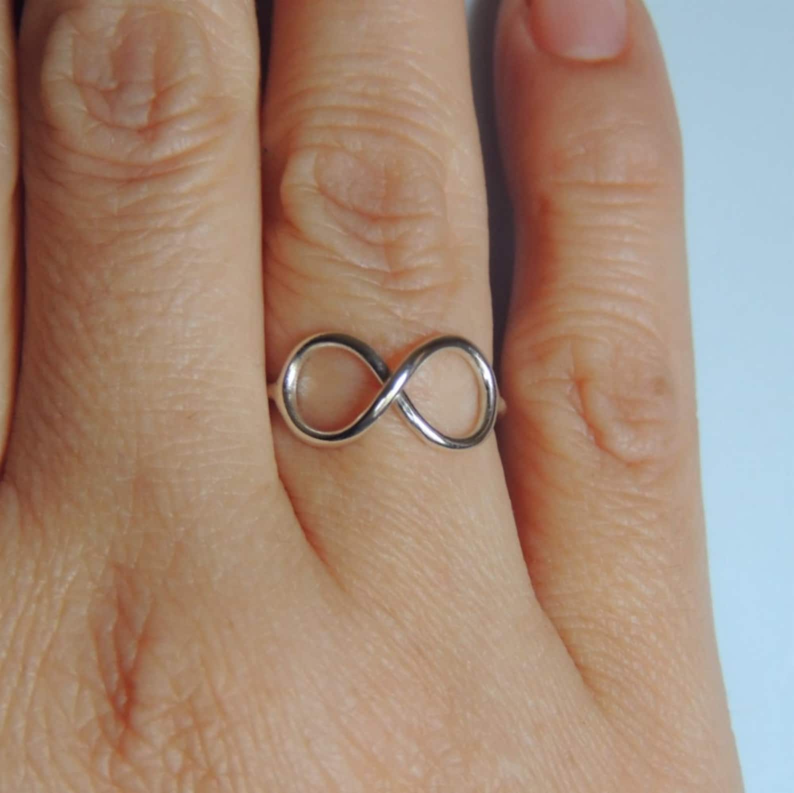 Infinity Symbol Ring Sterling Silver Infinity Ring - Etsy