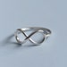 Infinity Symbol Ring Sterling Silver Simple Ring - Etsy