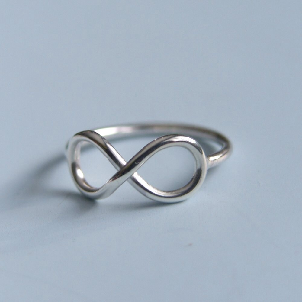 Infinity Symbol Ring Sterling Silver Infinity Ring - Etsy