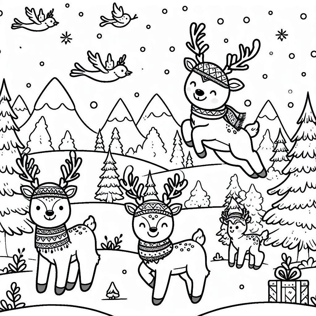 Christmas Coloring Pages for Kids - Etsy