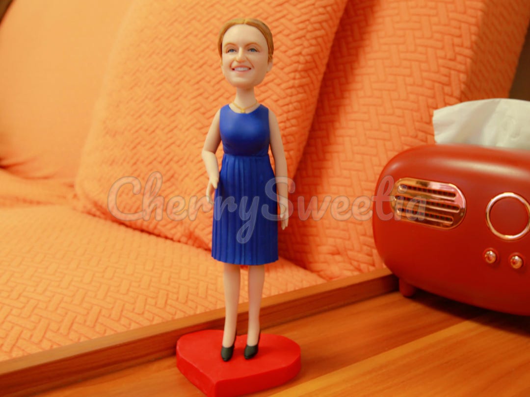Custom Bobblehead for Boss Lady, Custom Clay Figurine, Romantic Gift ...