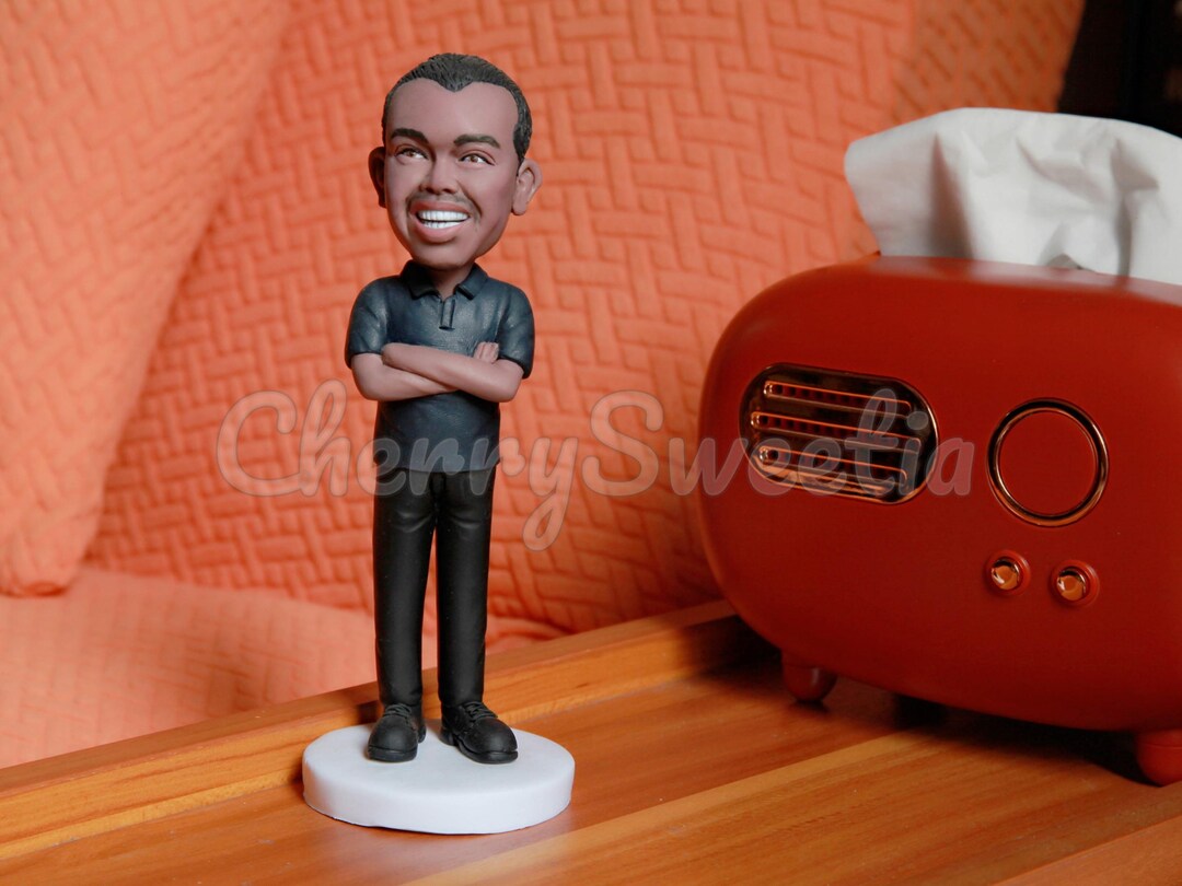 Custom Bobblehead From Photo, Personalized Man Bobble Head, Husband ...