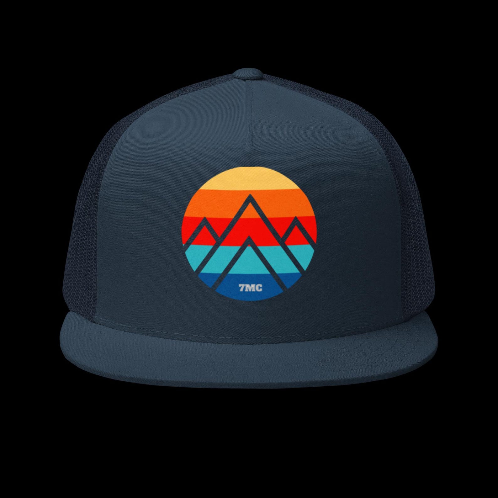 Mountain Sunrise Trucker Cap: Outdoor Adventure Baseball Hat - Etsy