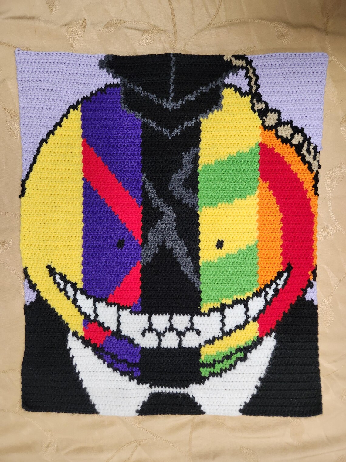 Crochet Graphgan Pattern - Rainbow Faced Octopus - Graphgan Crochet ...