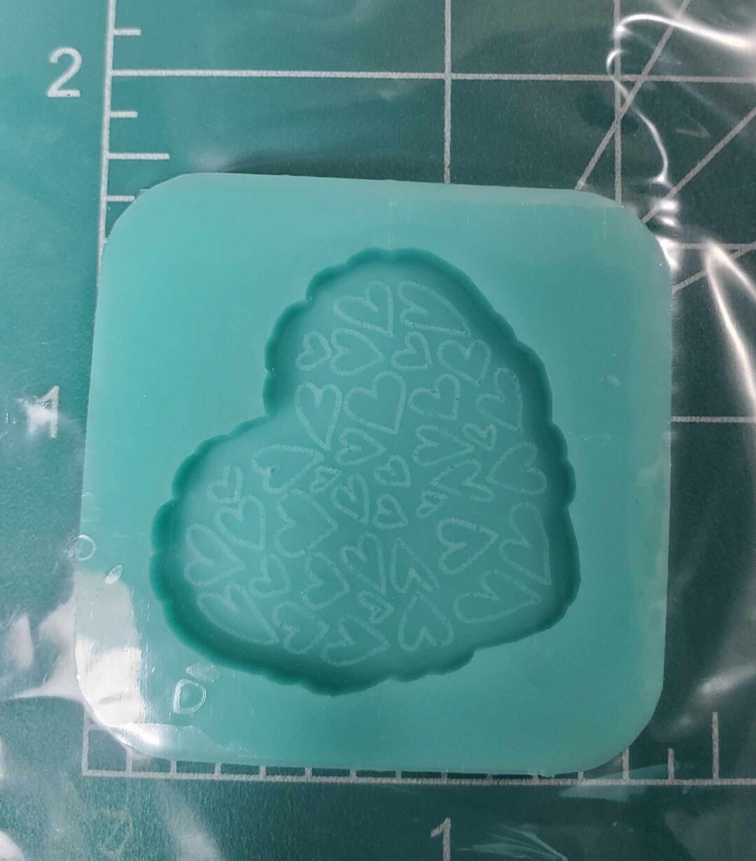 Confetti HEART 1 Inch Silicone MOLD for Resin Valentine - Etsy