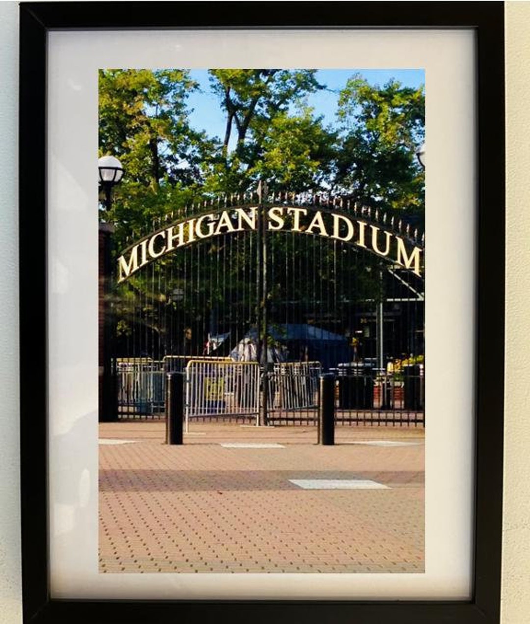 University of Michigan Football Stadium Gate Photo - Etsy