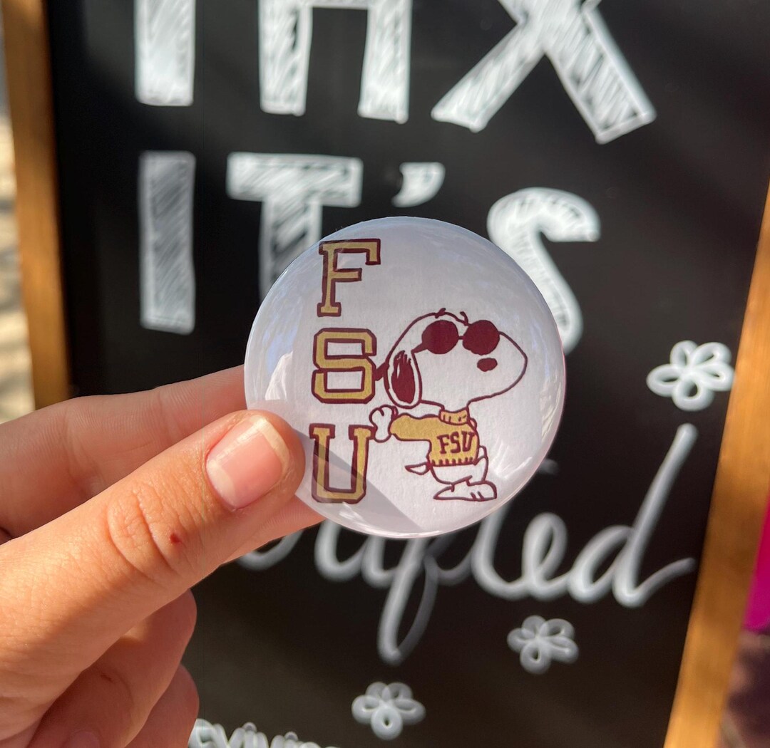 Florida State University Snoopy Game Day Pin - Etsy