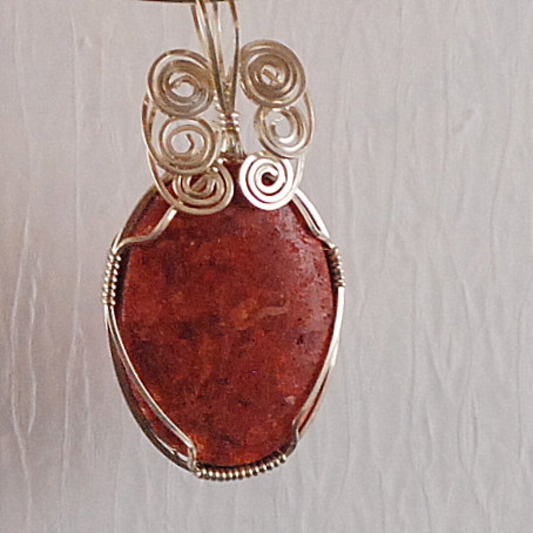 Sponge Coral * Pendant Wrapped With Sterling Silver - P128 - Etsy