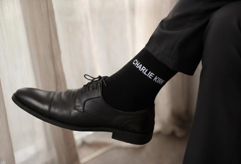 Charlie Kirk Freedom Socks, Charlie Kirk T Socks, Charlie Kirk Tee ...