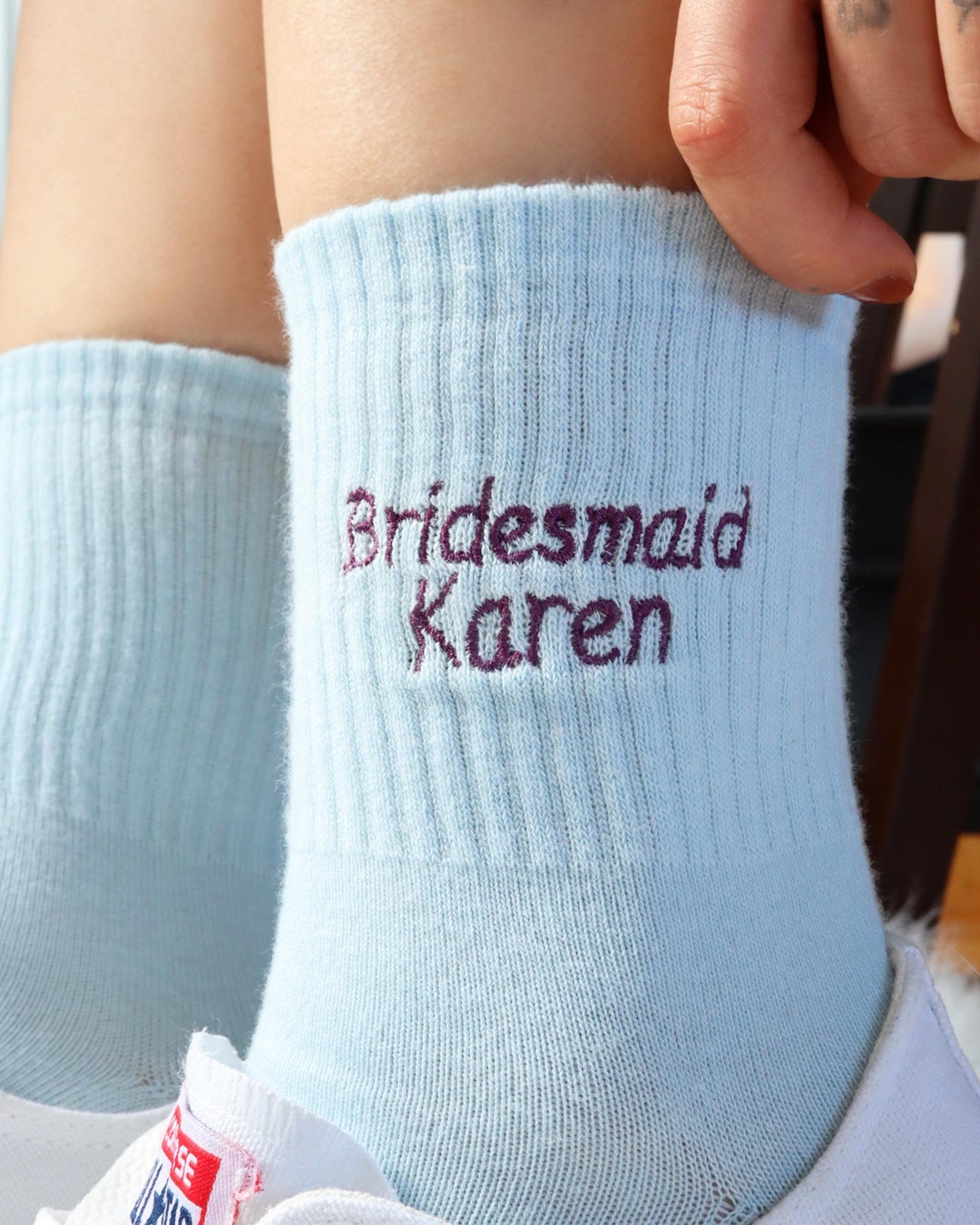 Custom Bridesmaid and Best Man Socks Gifts, Personable Socks, Bridal ...
