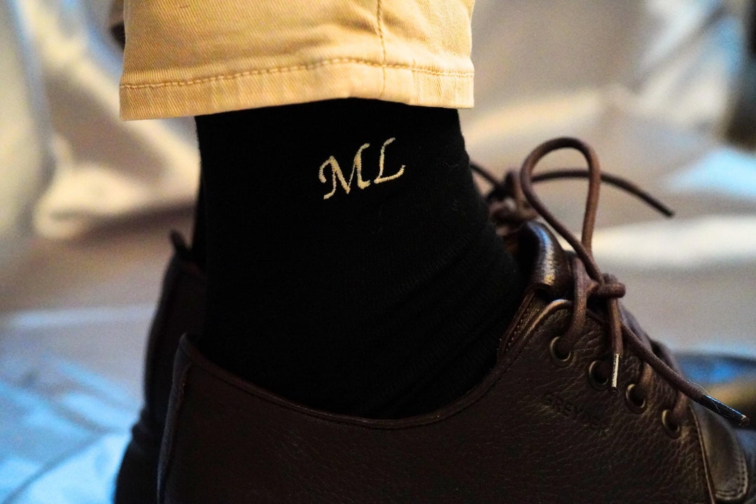 Embroidered Costum Letter Socks, Personable Best Men Socks, Socks for ...