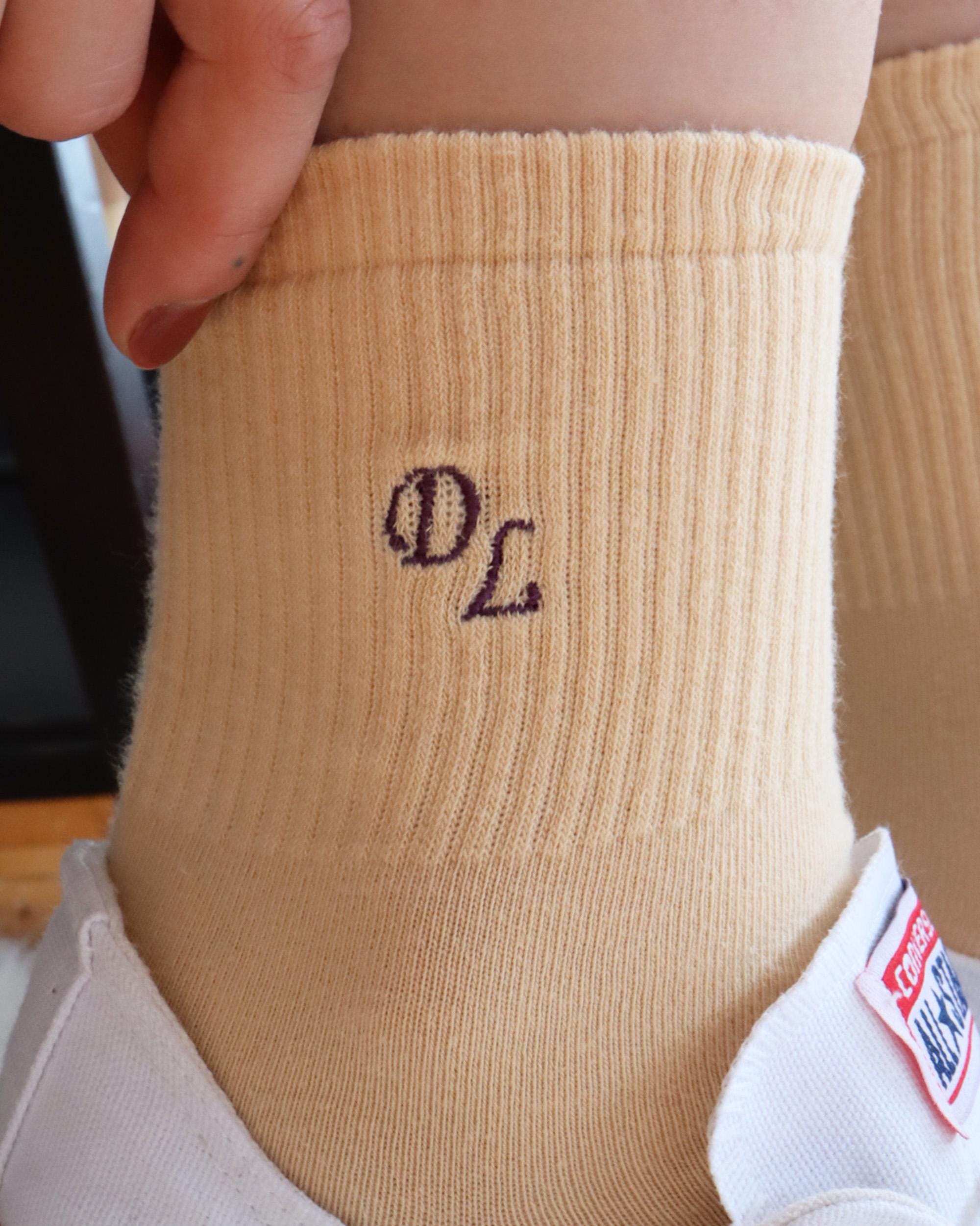 Embroidered Costum Letter Colorful Clothes, Initial Event Socks, Name ...