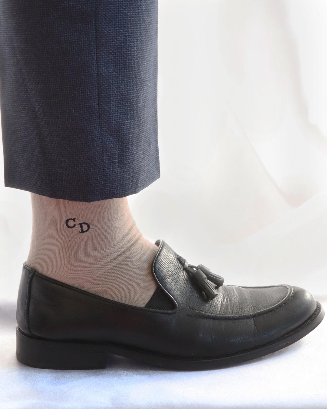 Embroidered Costum Letter Socks, Groom Letter Socks Gifts, Socks for ...