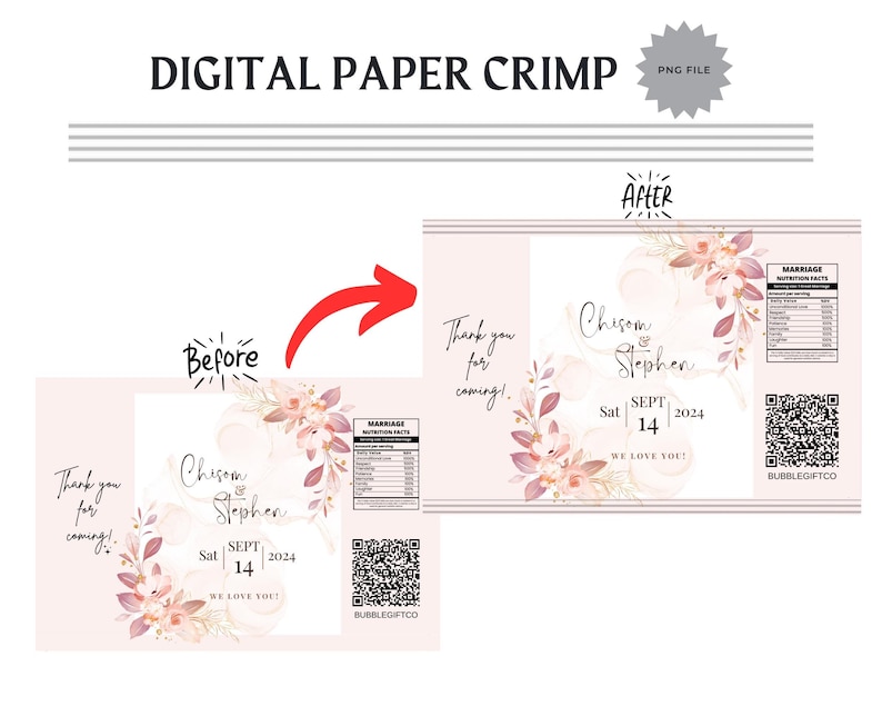 Digital Paper Crimp, Chip Bag Paper Crimp, Paper Crimp Png Image - Etsy