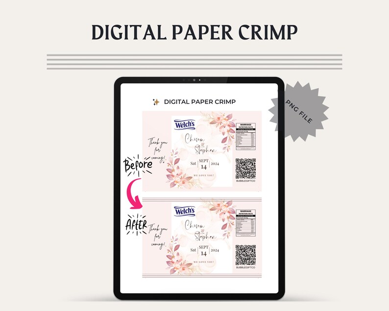 Digital Paper Crimp, Chip Bag Paper Crimp, Paper Crimp Png Image - Etsy