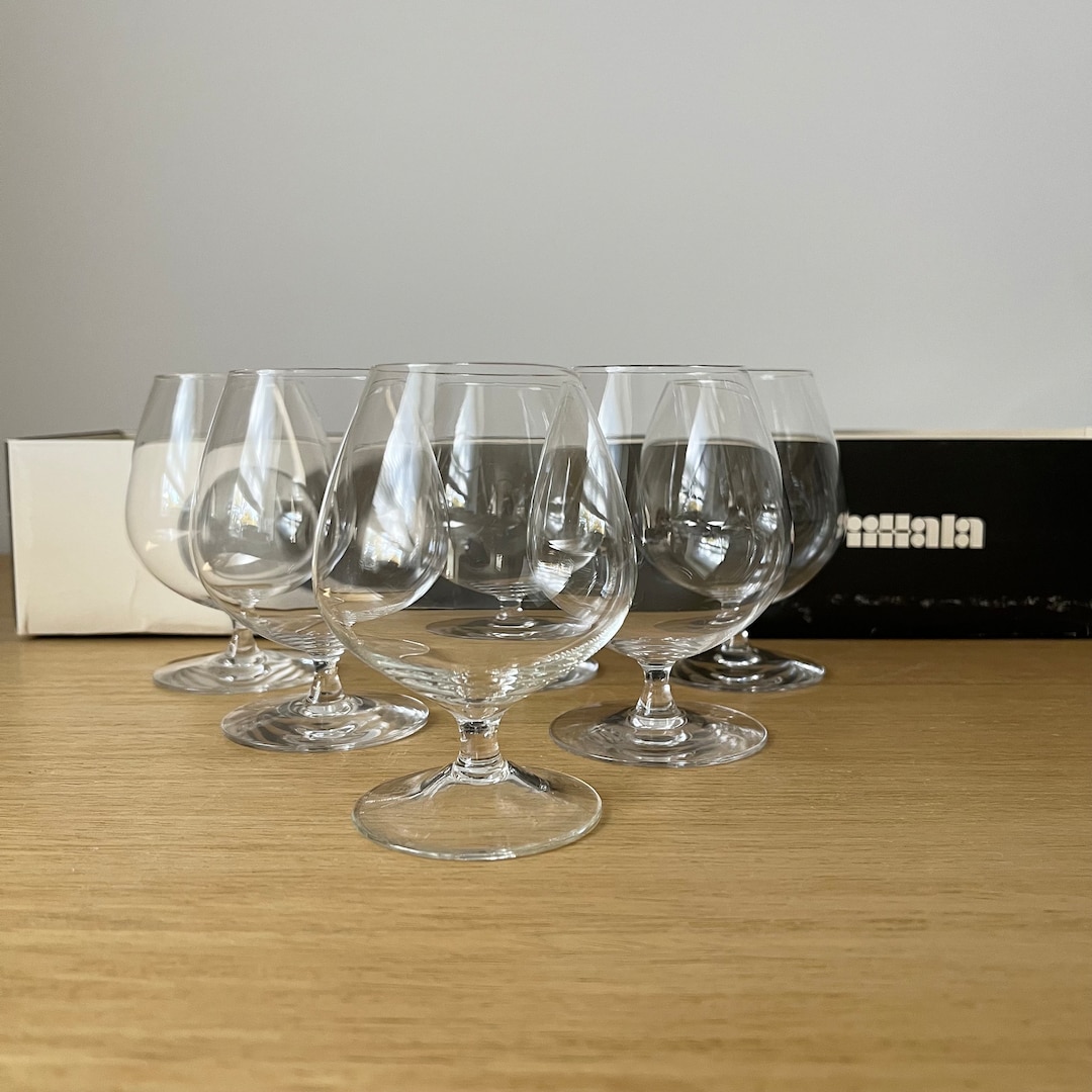 Vintage Iittala Finland Brandy / Cognac Snifters in Original Box, Scandinavian Glass - Etsy