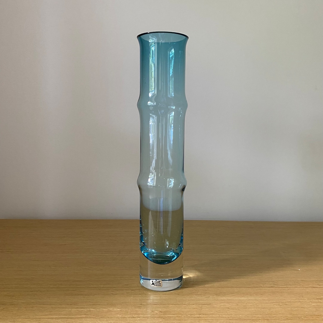 Vintage Bo Borgstrom Aseda Sweden Bamboo Vase, 12 3/4 Tall Model B5/82 ...
