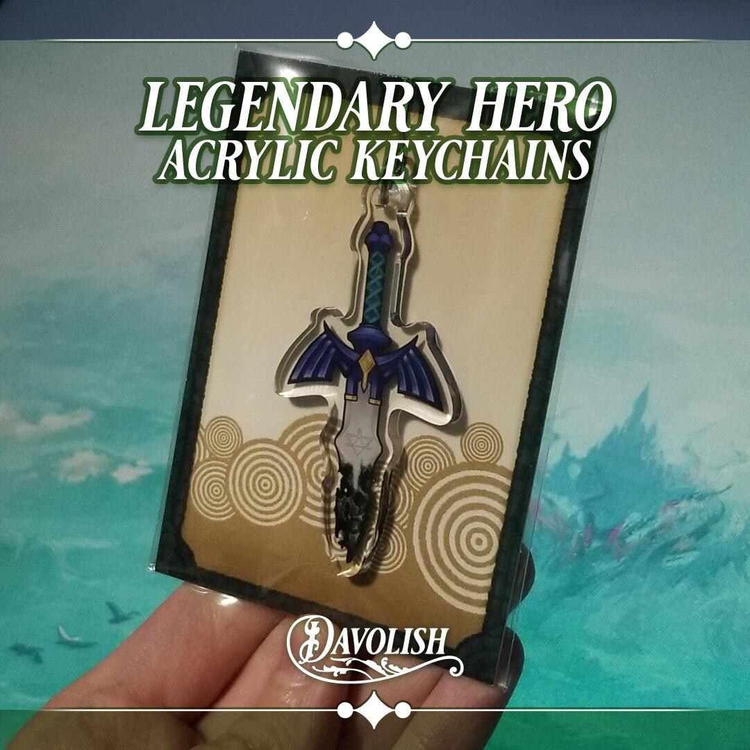 Legendary Hero - Acrylic Keychains - Etsy