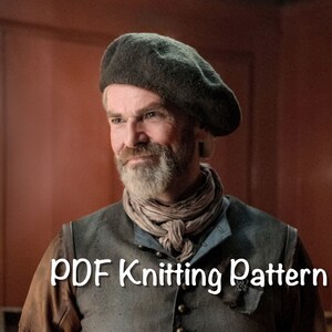 PDF Knitting Pattern, Scottish Highlands Tam, Scottish Bonnet Beret ...