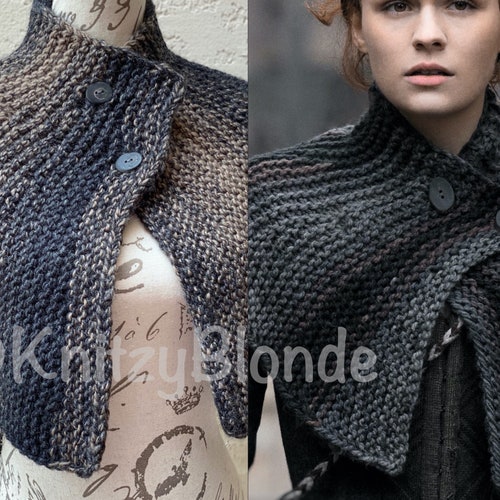 Brianna's Capelet Outlander Season 4 Cape Custom Knit in - Etsy