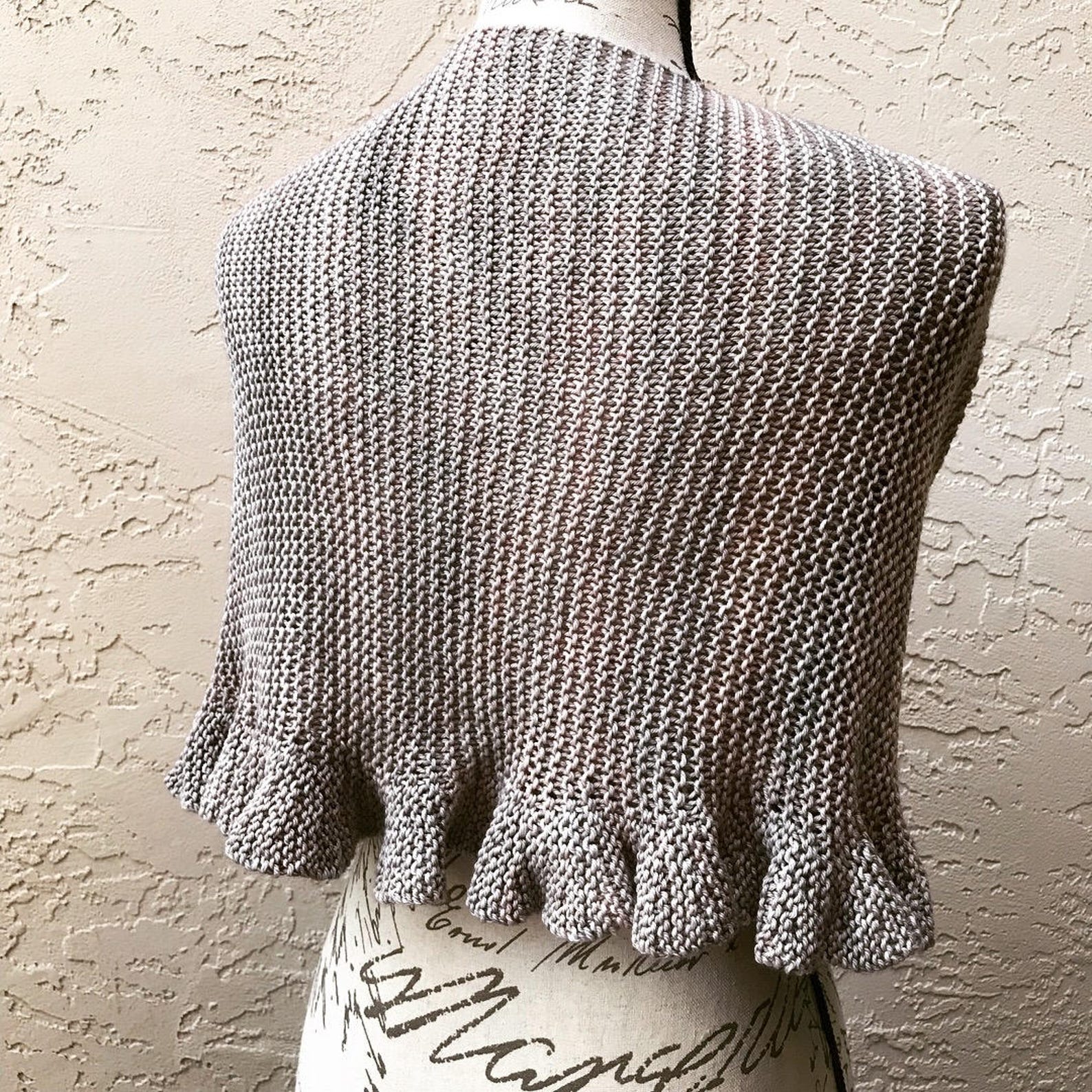 Jenny's Shawl Outlander Sontag Shawl Hand Knit Merino - Etsy
