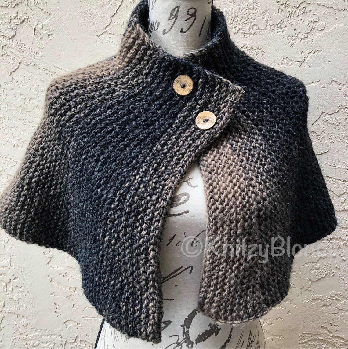Brianna's Capelet PDF Knitting Pattern Outlander Season 4 Cape, Drums ...