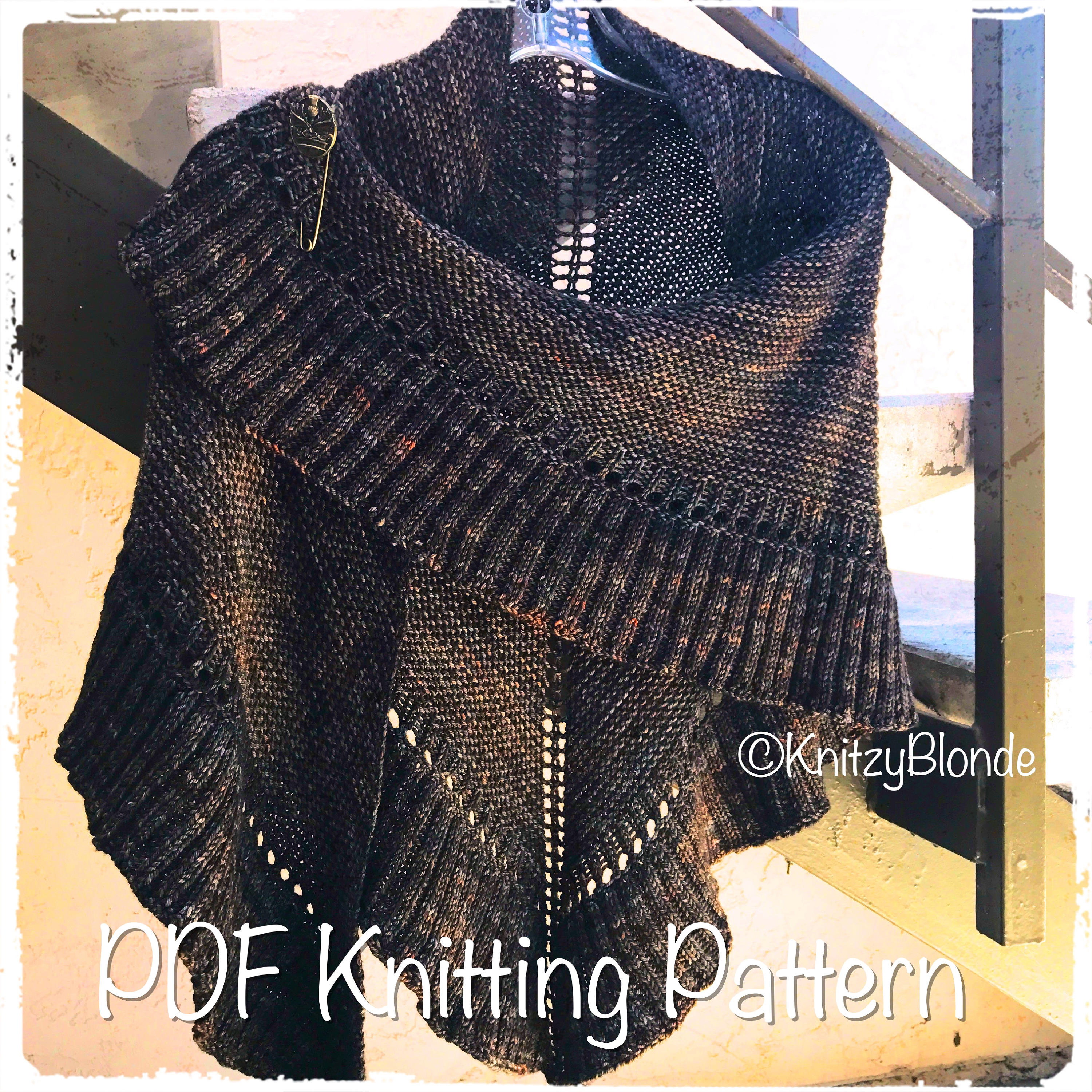 PDF Knitting Pattern Lallybroch Shawl Outlander Inspired | Etsy