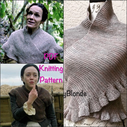 PDF Knitting Pattern Lallybroch Shawl Outlander Inspired - Etsy