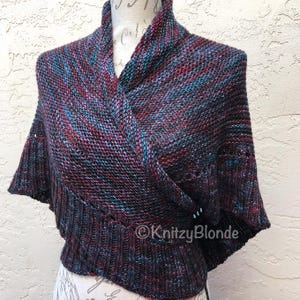 PDF Knitting Pattern Lallybroch Shawl Outlander Inspired Triangle ...